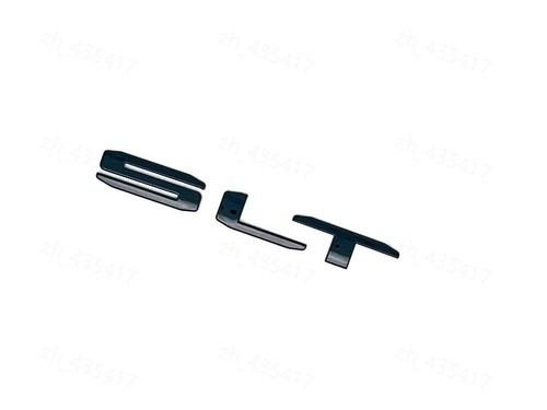 1PC Gloss Black Tailgate SLT Emblem 2019-24 Sierra 1500 2500HD 3500HD ...