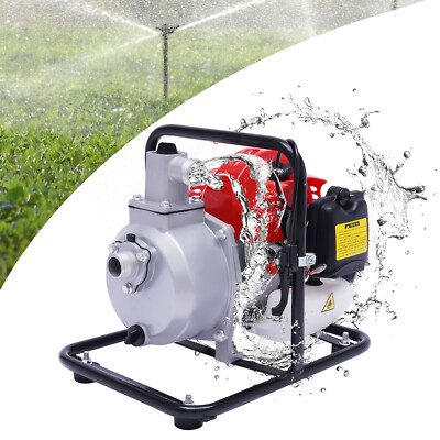 2 HP Gas Powered Water Pump, Water Transfer Pump / Gas Water Pump 43cc ...
