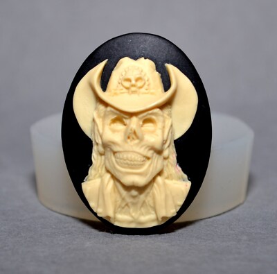 ZOMBIE SILICONE MOLD cameo resin polymer clay sugarcraft mold | eBay