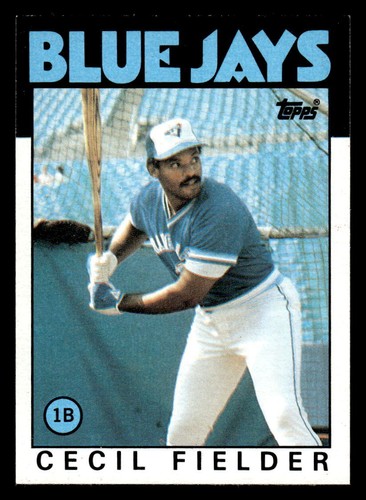 Cecil Fielder 1986 Topps #386 RC Rookie Toronto Blue Jays | eBay