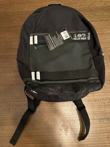 187 Killer Pads Standard Issue Backpack with Skateboard Straps Black ...