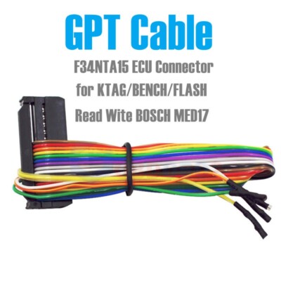 GPT Cable GPT Adapter F34NTA15 MED17 ECU Connctor for KTAG/BENCH/Flash ...
