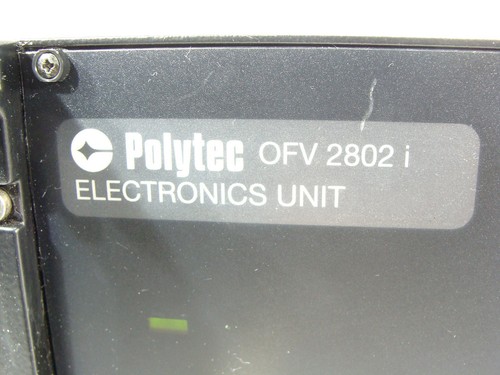 Polytec Fiber Interferometer Laser Doppler Vibrometer Electronics Unit ...