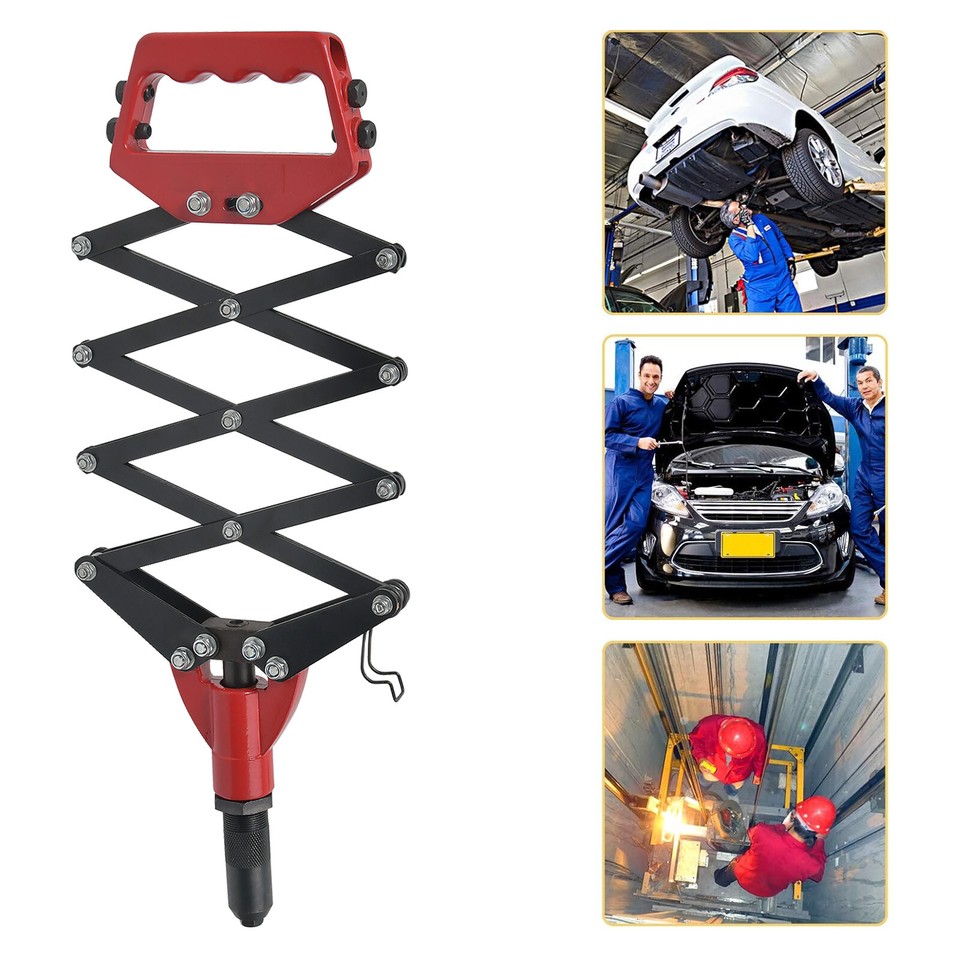 31" Lazy Tongue Tong Hand Riveter Pop Rivet Gun Single Pull Action ...