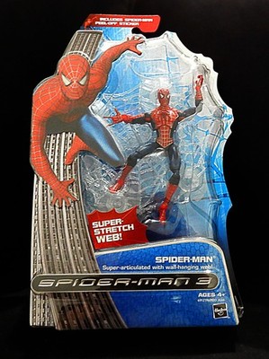 Spider Man 3 Super Stretch Web with Super Articulated Wall-hanging Web ...