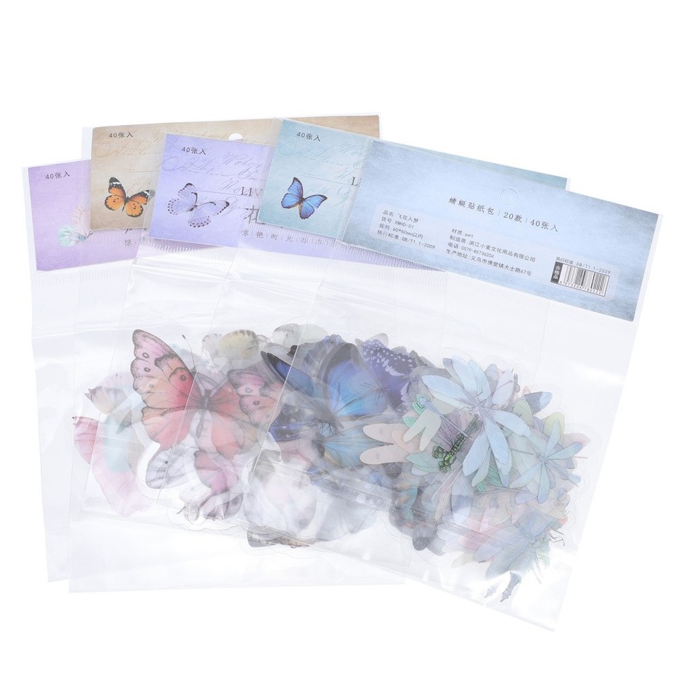 5 Bags Hand Account Stickers DIY Planner Scrapbook Sticker Mixed Style ...