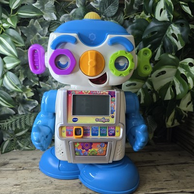 Vtech Gadget/Cogsley Learning Robot Toy Play Interactive With 9 Disc,No ...