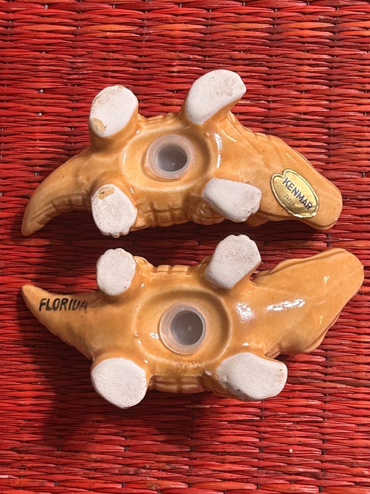 Vintage Salt & Pepper Shaker - Ceramic Souvenir Alligators Florida Made ...