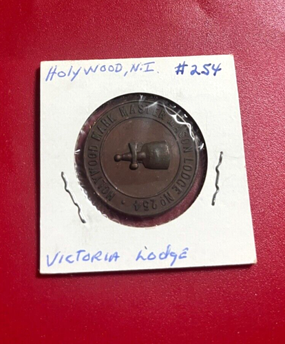 HOLYWOOD MARK MASTER MASON LODGE NO 254 MASONIC TOKEN | eBay Australia