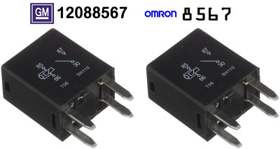 for GM 13500127 Multi Use Relay 12V 4-Pin / 4-Terminal 0247 Two-Pack | eBay