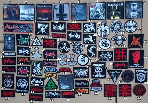Various Rock & Metal Band Patches Part 6 | eBay