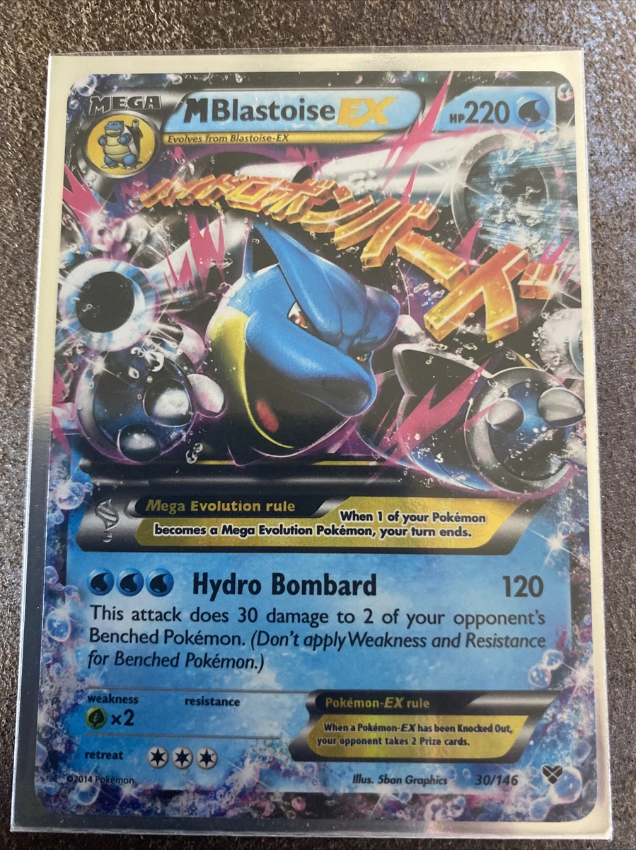 Pokemon Mega Blastoise Ex Card