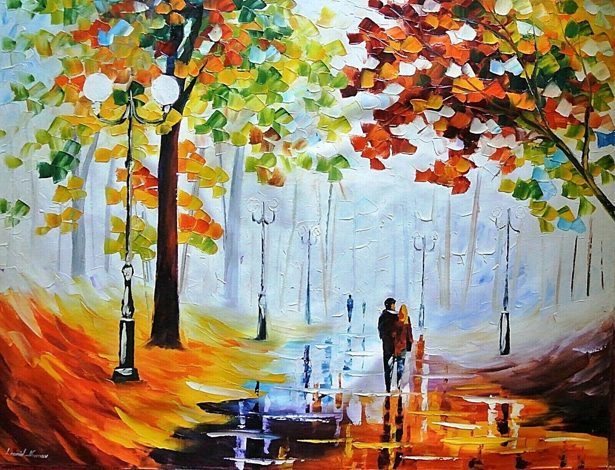 Leonid Afremov Parkbenk