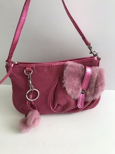Hot Pink Suede Tote Bags | semashow.com