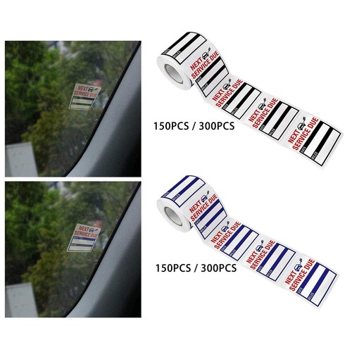 Next Service Due Stickers Service Reminder Stickers 5x5cm Space for ...