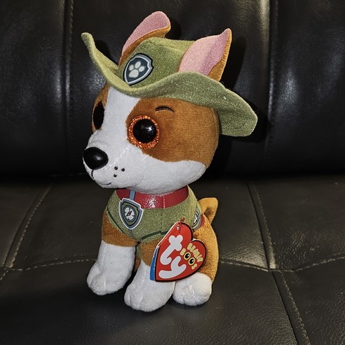 Ty Beanie Boos Paw Patrol Tracker Bean Bag 7" Plush Stuffed Rescue New ...