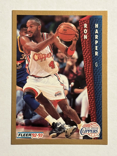 Ron Harper (#100) - Los Angeles Clippers - 1992-93 Fleer Basketball | eBay