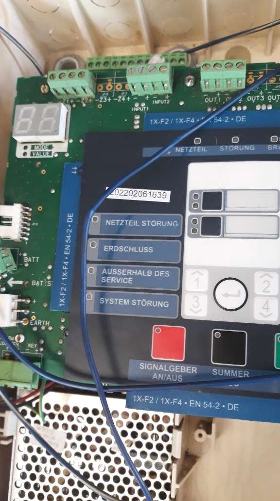 ARITECH CONVENTIONAL FIRE PANEL MODEL 1X F4 110VAC 60HZ 240VAC 50HZ ...