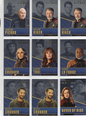 Star Trek Picard Season 2 & 3 Then and Now Chase set - YOU PICK | eBay