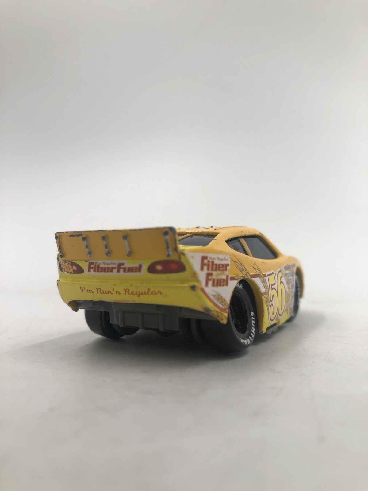 Fiber Fuel Car ~ Disney Pixar Cars Die cast Yellow Toy ~ No. 56 ~ Loose ...