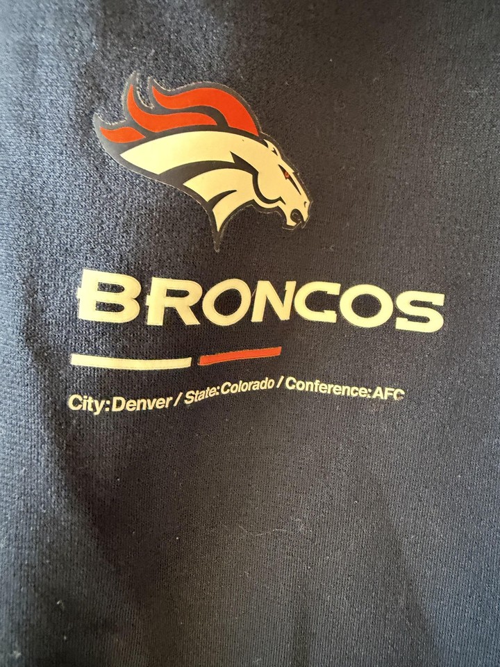 Denver Broncos Pants Mens 3XL Blue NFL Football Therma Fit Nike On ...