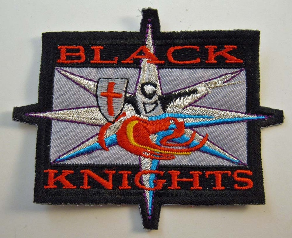BABYLON 5 "Black Knights Squadron Patch" NEW OLD STOCK (NOS) 1998 FAN ...