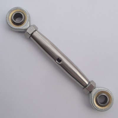 M8 RH & LH Thread Rose Joint Turnbuckle Track Rod End Gear Link - 2 ...