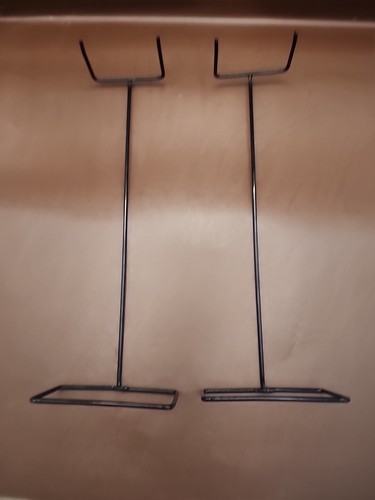 Lot Of Two (2) Vintage Black Metal Wire Barbie/Ken Doll Stand | eBay