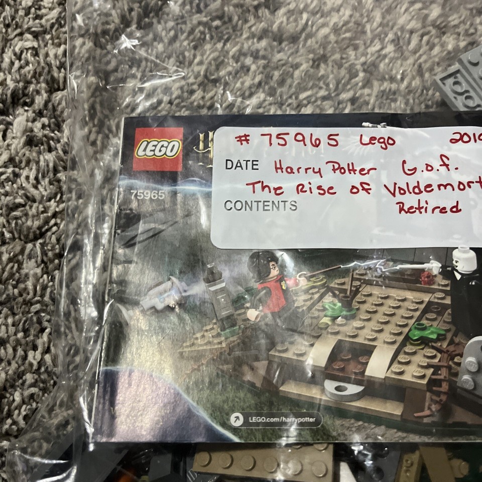 LEGO Harry Potter The Rise of Voldemort 75965 Appears Complete | eBay