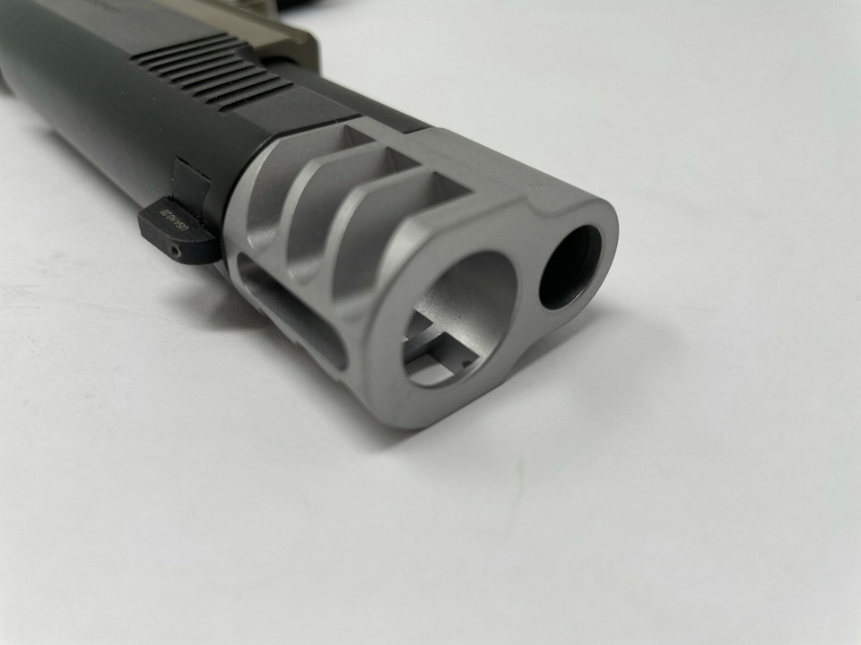 1911 Stainless Compensator Brake - Muzzle Brake - w/ SIDE SLOTS 45acp ...