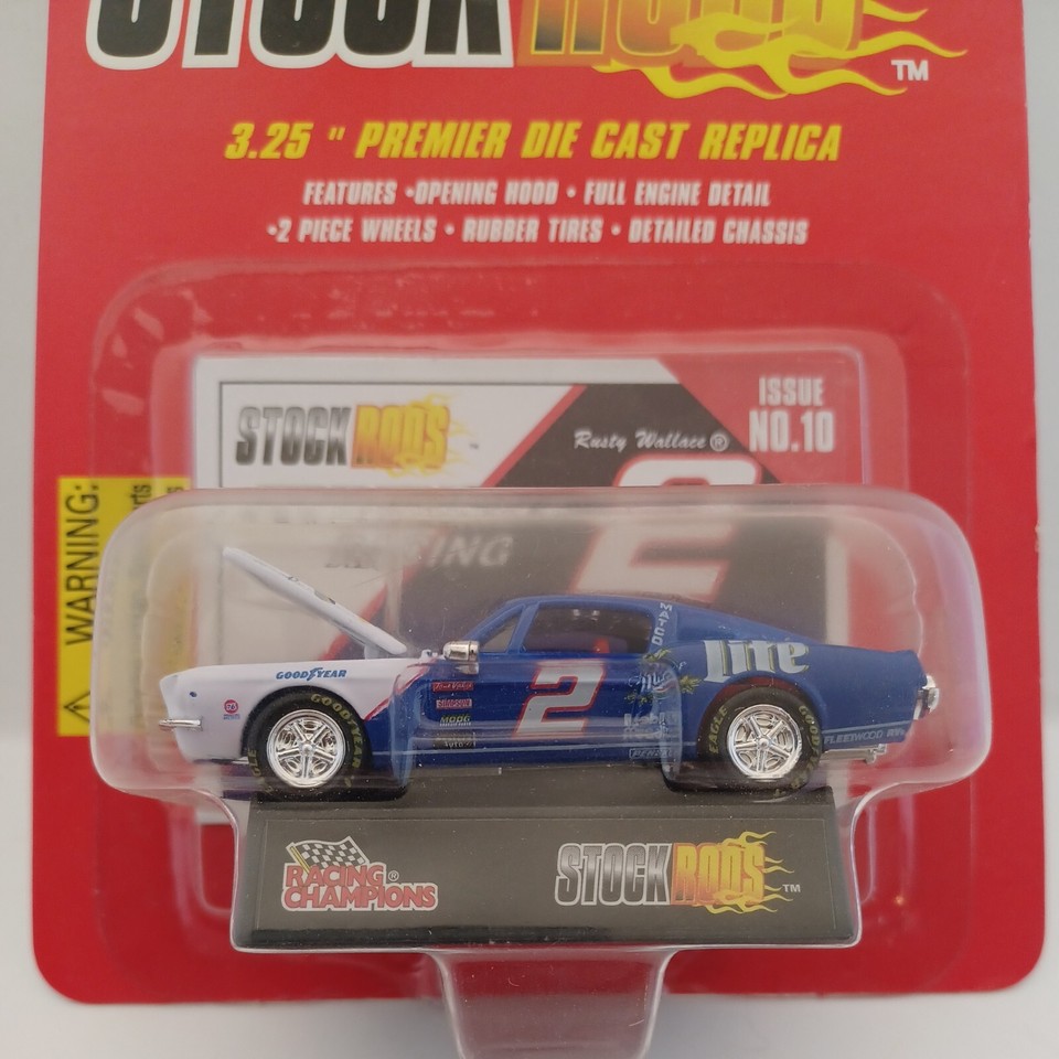 1997 Racing Champions NASCAR Stock Rods #2 Rusty Wallace 1:64 Die Cast ...