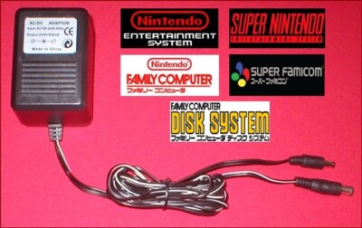AC Adapter Power Supply for Original NES Super Nintendo SNES Famicom ...