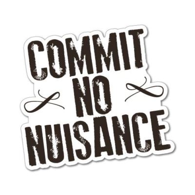 Commit No Nuisance Sticker Decal Funny Car Prank Laptop | eBay