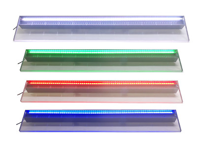 Pool Pond Acrylic Sheer Descent Waterfall Fountain LED Water Feature ...