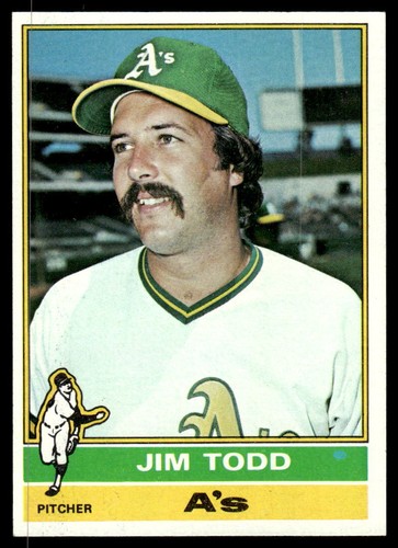 1976 Topps Jim Todd #221 Oakland Athletics Baseball Card | eBay