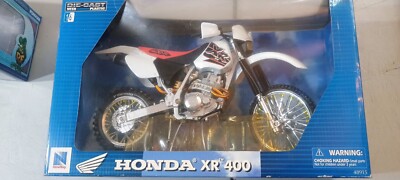Honda XR 400R Dirt Bike 1:6 Scale Diecast Motorcycle New-Ray Rare | eBay
