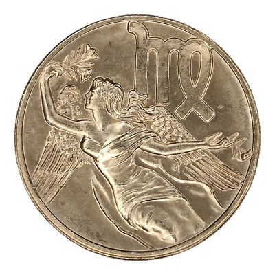 1983 VIRGO TENTEX ZODIAC .999 FINE SILVER PROOF RARE 1 OUNCE ROUND 4 | eBay