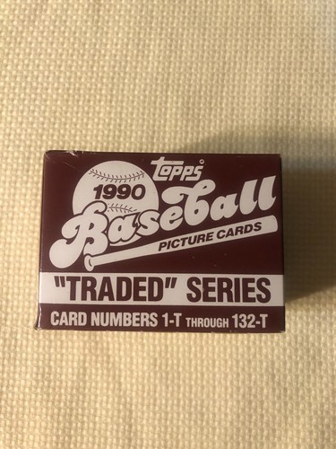 1990 Topps Baseball Picture Cards "Traded" Series", Card Numbers 1-T ...