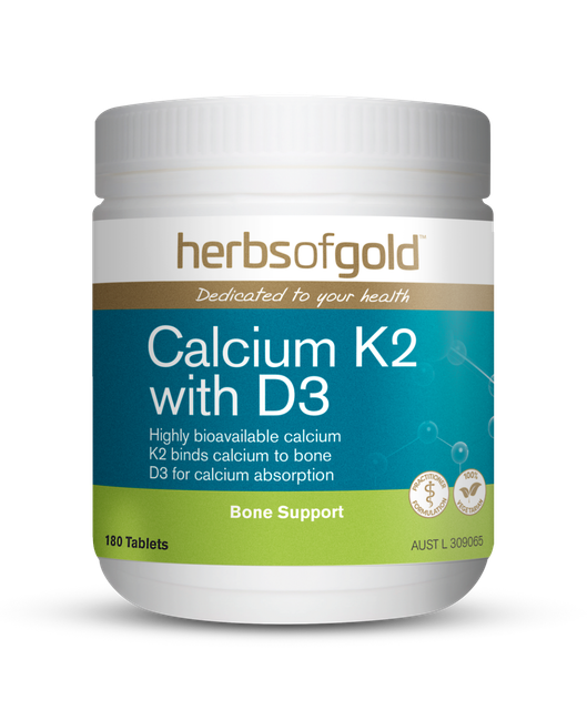 Herbs of Gold Calcium K2 With D3 180 Tablets for sale online | eBay