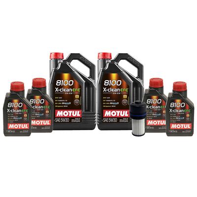 14L Motul 8100 XCLEAN EFE 5W30 Wix XP Filter Motor Oil Change Kit For ...