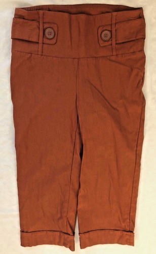 SUZY SHIER Spandex Rust Size 6 Woman Capri Pants 25" Waist - 17" Inseam ...