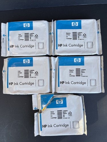 Genuine HP 940 Printer Ink Cartridges Magenta C4904A Cyan C4903A Yellow ...
