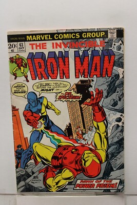IRON MAN #63 (1973) Dr Spectrum, Mike Friedrich, George Tuska, Marvel ...