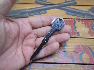 SOG Key Keychain Pocket Knife Lockback Plain Edge Blade | eBay