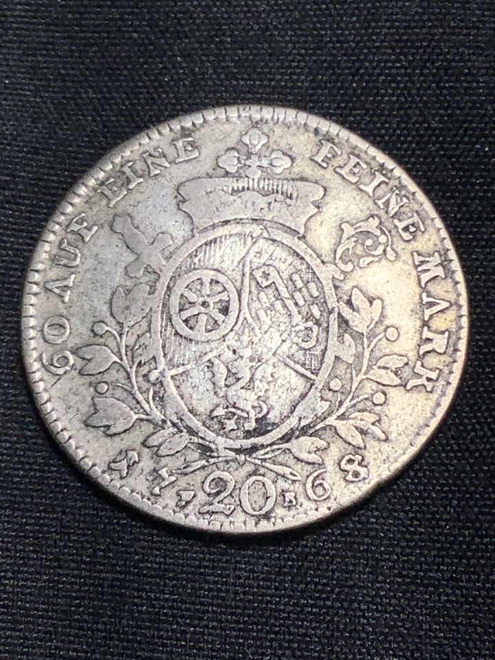 1768 German States MAINZ 20 Kreuzer Silver coin KM# 367 | eBay
