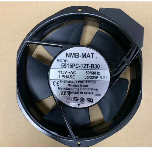 1PCS 5915PC-12T-B30-A00 for NEW NMB-MAT Fan 115V 50/60Hz 35/32W 5915PC ...