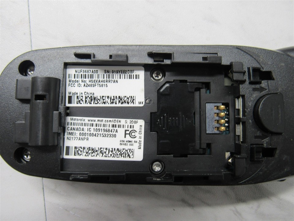 2 LOT Motorola i series i58sr Yellow & Black ( Nextel ) Rare PTT ...