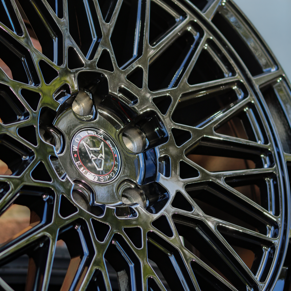 20" LAND ROVER DISCOVERY L462 WOLFRACE EUROSPORT VENOM GLOSS BLACK 8.5j ...
