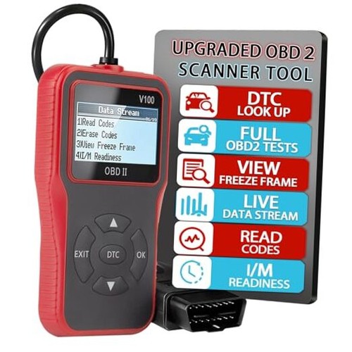 V100 OBD2 Diagnostic Diagnostic Tool Tool, Code Reader, Engine Light ...