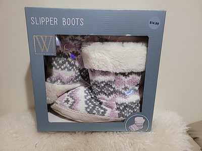 Wayland Square Slipper Boots - Size Large Women's 10-11- Pink - New | eBay